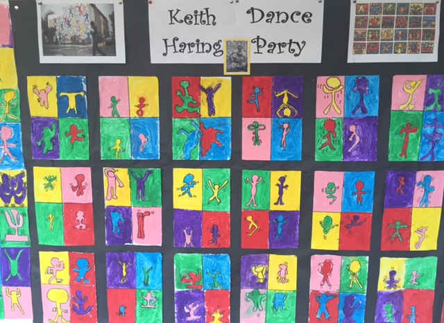 ART Keith Haring – Dance Party – St Mary's Primary School